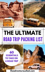 Packing List For A Road Trip: 60 Road Trip Essentials You Should Never ...